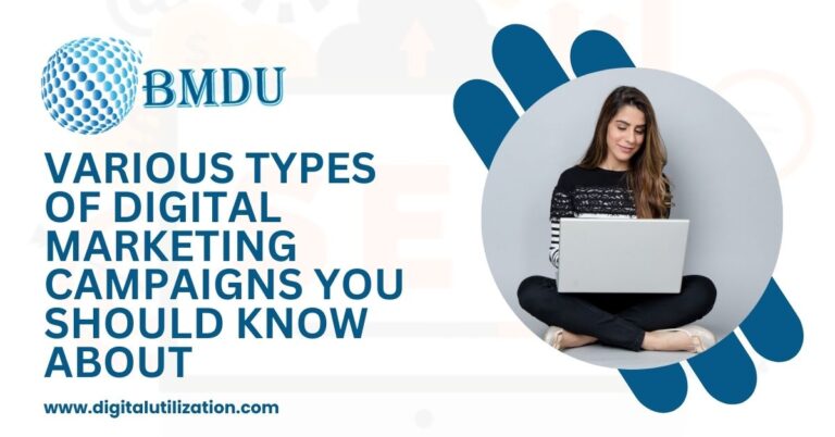 Types of digital marketing campaigns - BM Digital Utilization